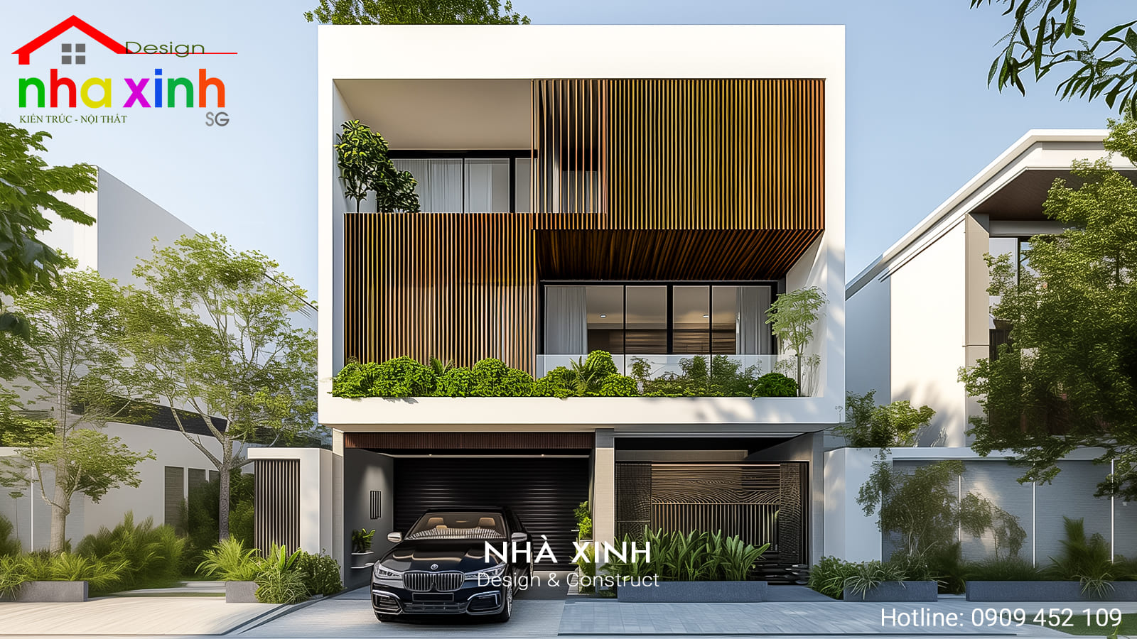 Dự Án Thiết Kế Ngôi Biệt Thự Hiện Đại Không Gian Sống Xanh | BT292