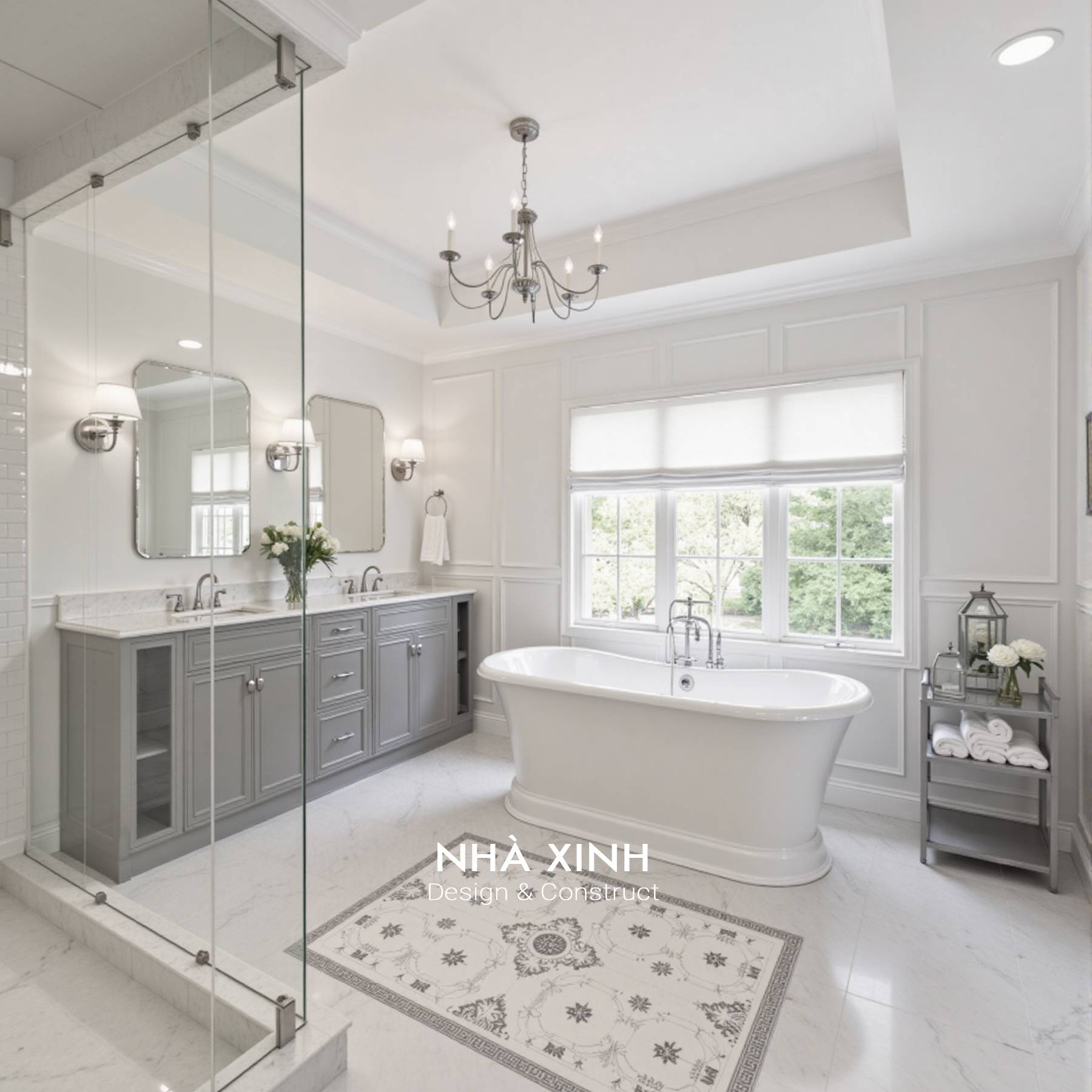 Mẫu Thiết Kế Biệt Thự Tân Cổ Điển Ý Sang Trọng Quận 9 - BT468