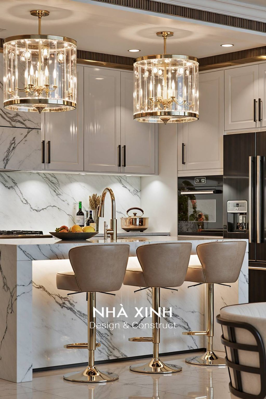 Thiết Kế Biệt Thự 3 Tầng Hiện Đại Tiện Nghi Sang Trọng BT161