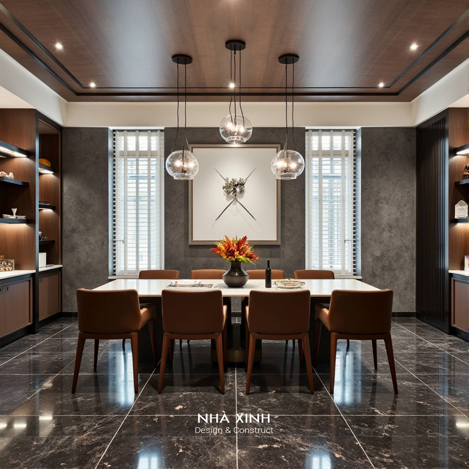 Thiết Kế Mẫu Nội Thất Sang Trọng Hiện Đại Thanh Lịch - Anh Cường | NT 246