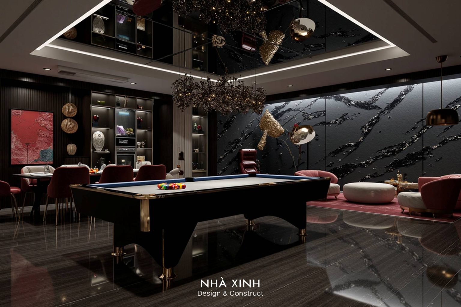 Thiết Kế Mẫu Nội Thất Sang Trọng Hiện Đại Thanh Lịch - Anh Cường | NT 246