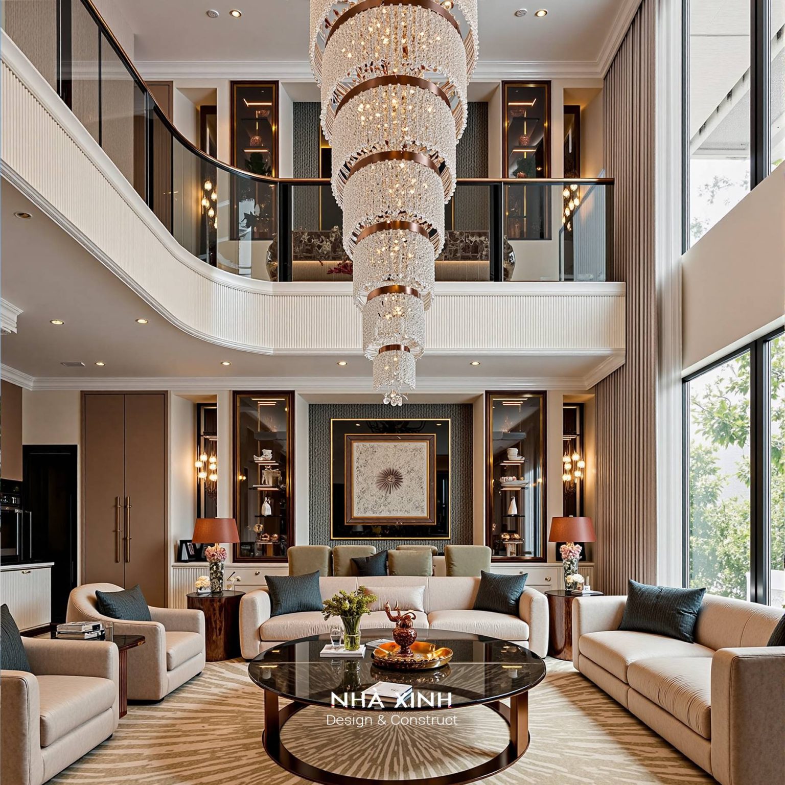 Thiết Kế Nội Thất Hiện Đại Độc Đáo Sang Trọng | Chị Thanh | NT 268