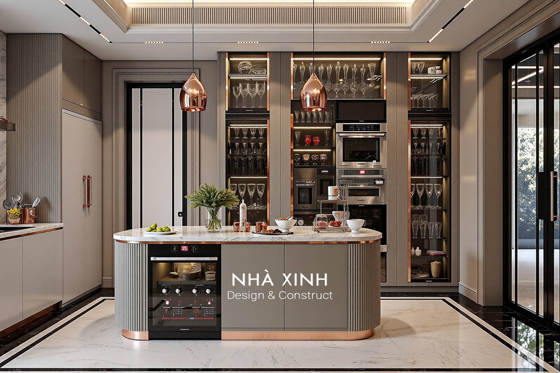 Thiết Kế Nội Thất Hiện Đại Độc Đáo Sang Trọng | Chị Thanh | NT 268