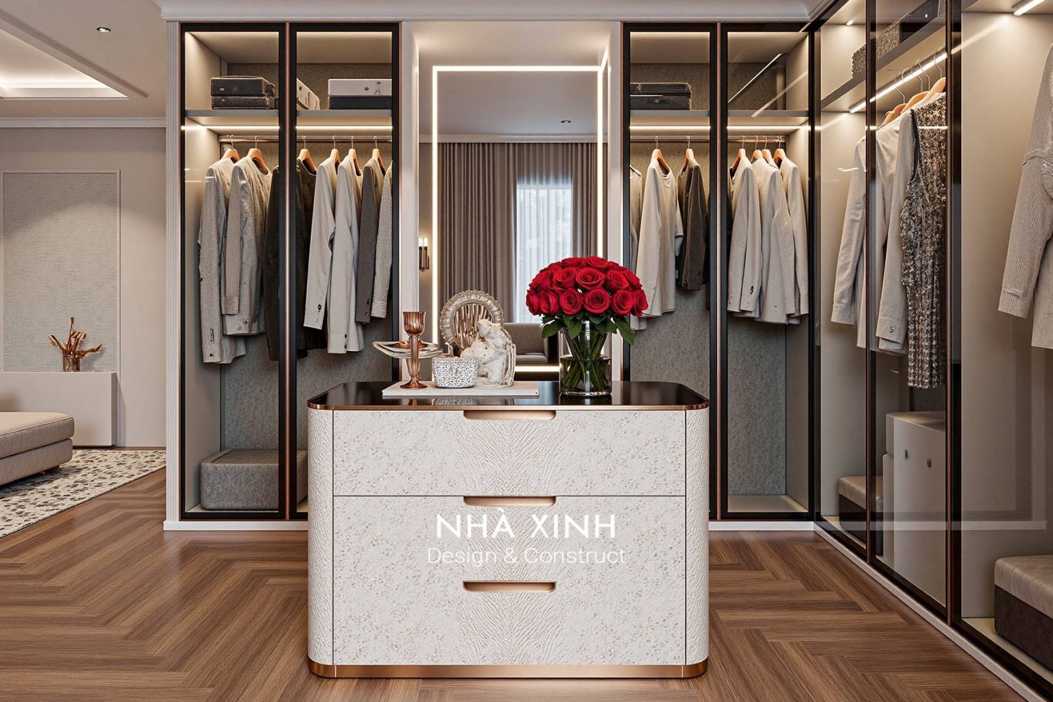 Thiết Kế Nội Thất Hiện Đại Độc Đáo Sang Trọng | Chị Thanh | NT 268