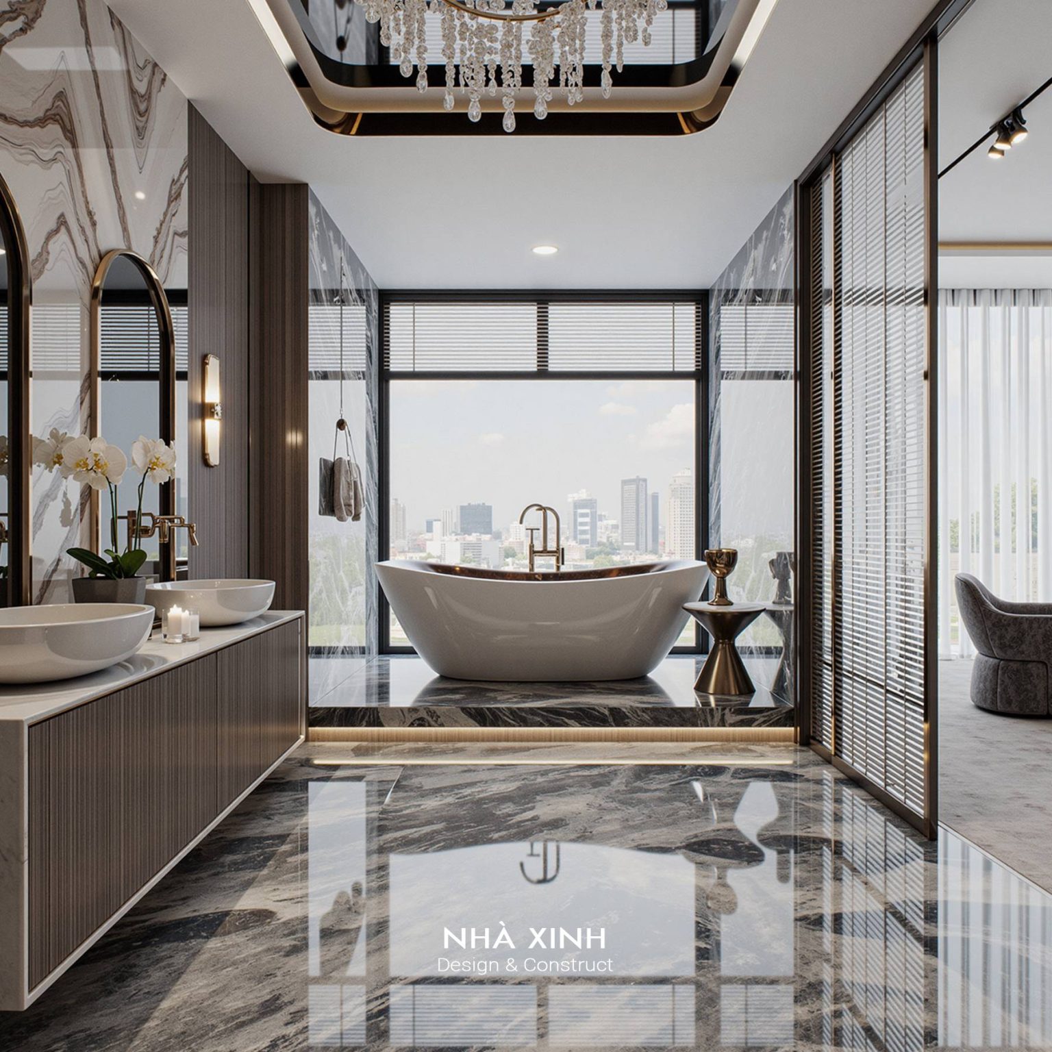 Thiết Kế Nội Thất Phong Cách Traditional Đẳng Cấp | Chị Linh | NT 267