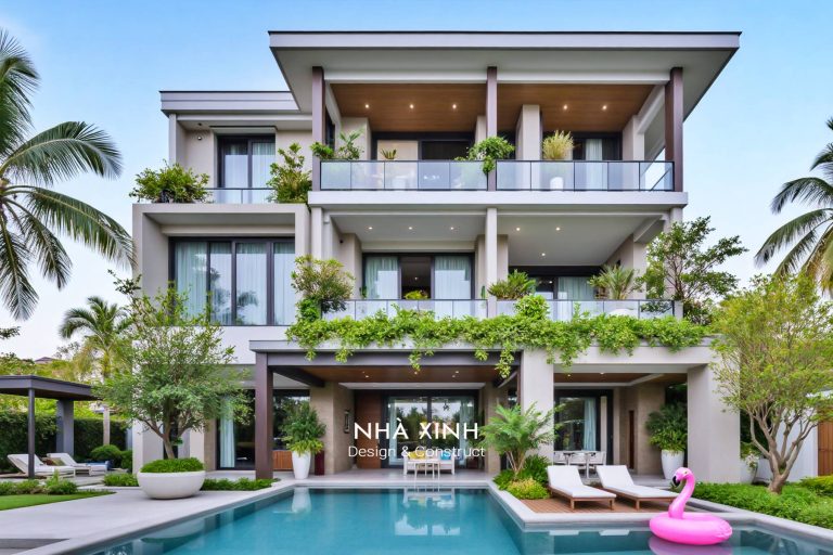 mau-biet-thu-co-ho-boi (7) - Nhà Xinh